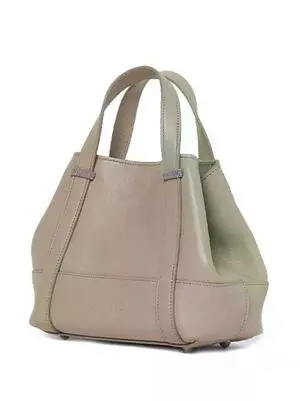 Peserico Mini Itinera Leather Tote Bag - Neutrals