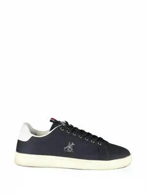 U.S. Grand Logo-embroidered Lace-up Sneakers - Blue