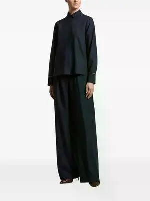 Peserico Concealed-front Wool Shirt