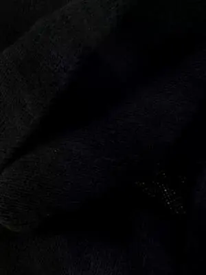Palm Angels Logo-patch Knitted Scarf
