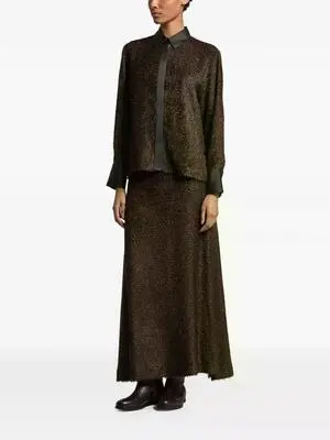 Peserico Textured-finish Maxi Skirt