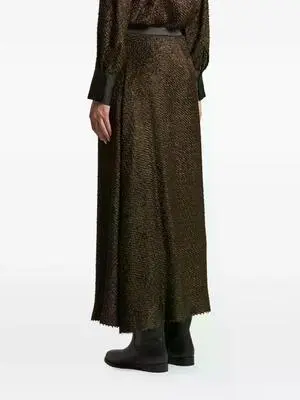 Peserico Textured-finish Maxi Skirt
