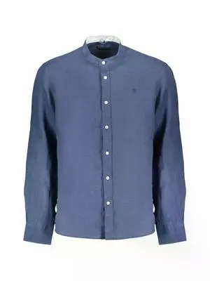 NORTH SAILS Mandarin-collar Linen Shirt