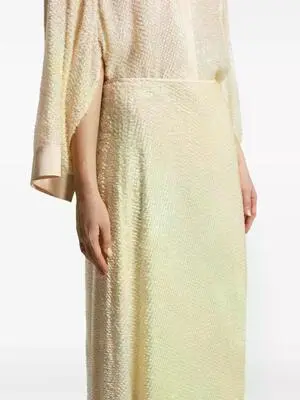 Peserico Textured-finish Maxi Skirt