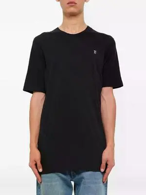 11 BY BORIS BIDJAN SABERI Logo-print Graphic-back T-shirt