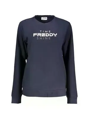 FREDDY Time Shine Logo-print Sweatshirt - Blue