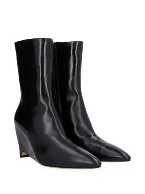 MAISON MARGIELA Heel-less Wedge Ankle Boots - Black