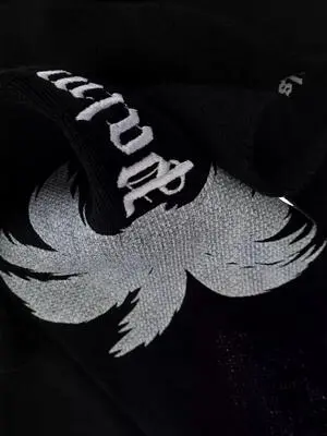 Palm Angels Logo-embroidered Palm-tree Scarf