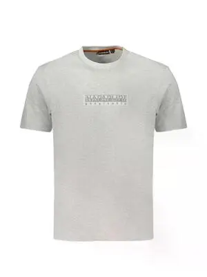 NAPAPIJRI Geographic Box Logo-print T-shirt - Grey