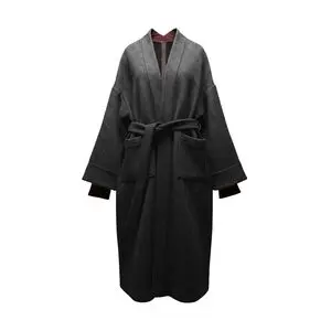 SHADES SUR-MESURE Manteau Alpaga - Grey/red