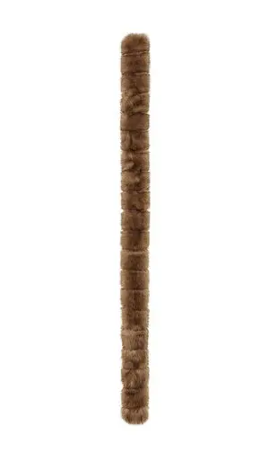MAUDE CLUB Ria Scarf In Brown