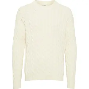 !SOLID Malcolm Cable Knit Sweater - Pristine