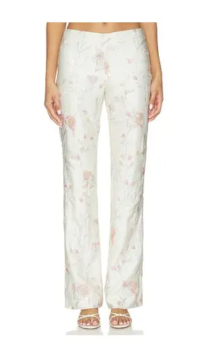 OPERASPORT Elisabetta Pants In Beige - Print
