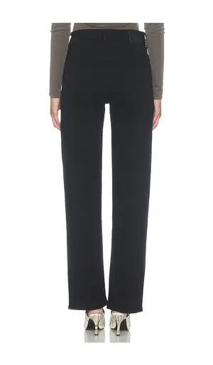 Citizens Of Humanity Palma Straight Long Jean In Black
