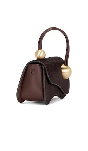 Cult Gaia Kazia Nano Crossbody In Brown