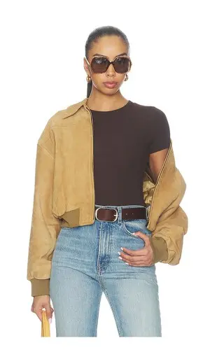 WAO Rib Baby Tee - Chocolate