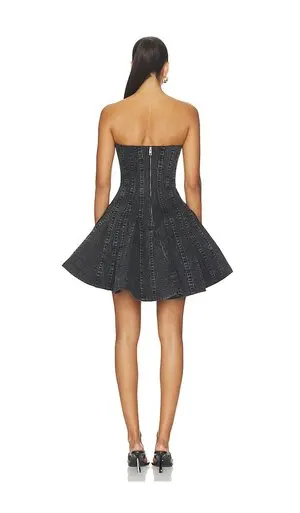 AKNVAS Lefa Denim Cocktail Dress