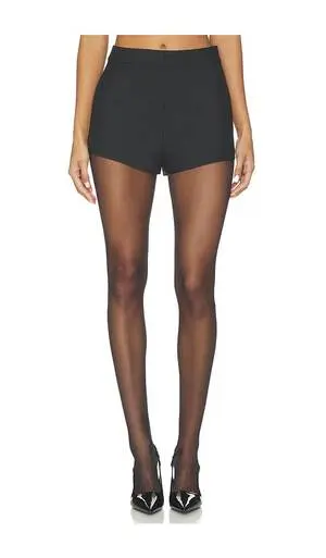 Naked Wardrobe Suiting High Waist Shorts - Black