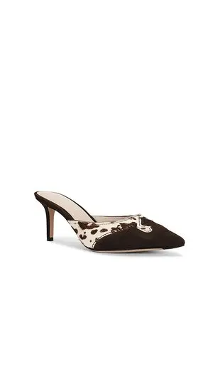 Veronica Beard Lisa Western Mule Pump In Brown