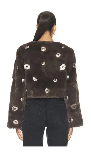 UNDERSTATED LEATHER Silver Tongue Coat In Brown