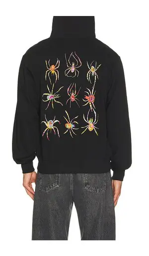 PLEASURES Spiders Fitted Zip Hoodie