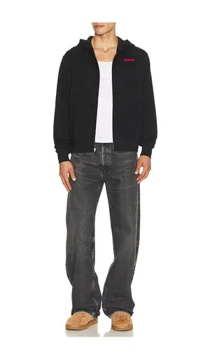 PLEASURES Spiders Fitted Zip Hoodie