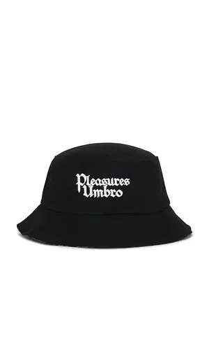 PLEASURES X Umbro Reversible Bucket Hat - Black