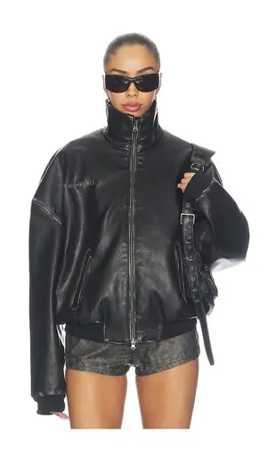 MARRKNULL Underarm Bag Leather Jacket