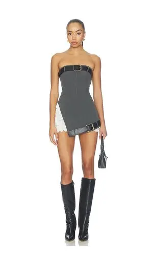 MARRKNULL Dislocation Crop Dress
