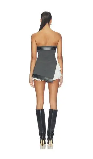 MARRKNULL Dislocation Crop Dress