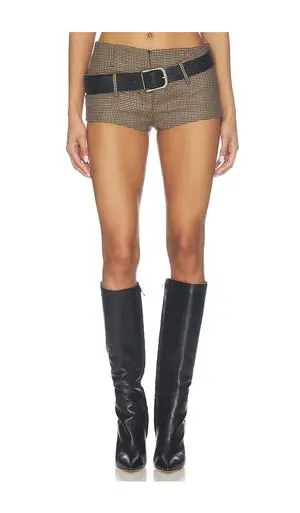 MARRKNULL Two-piece Short - Brown