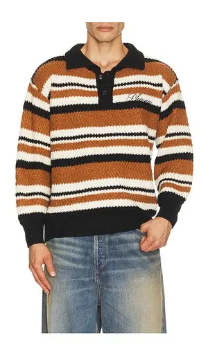 PLEASURES Cooper Polo Sweater