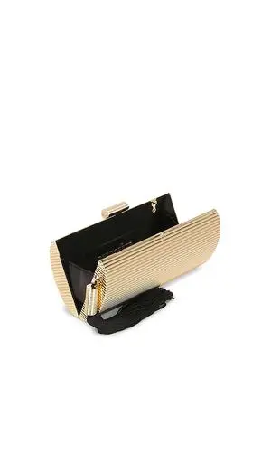 Retrofete Amber Clutch In Metallic