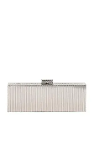 Retrofete Amaritha Clutch In Metallic - Silver