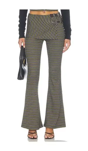 ZEMETA Olive Grove Stripe Fleece Pant