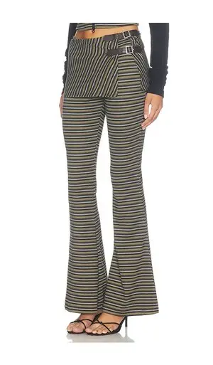ZEMETA Olive Grove Stripe Fleece Pant