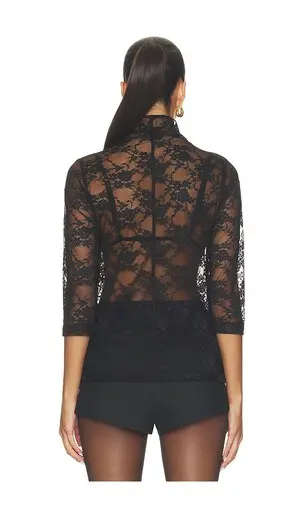 BOBI Half Sleeve Modern Mock Neck