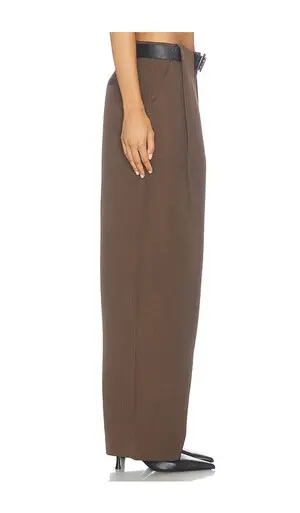 Source Unknown Matteo Belted Tuck Trousers