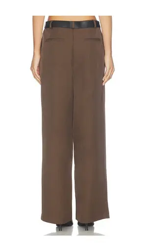 Source Unknown Matteo Belted Tuck Trousers