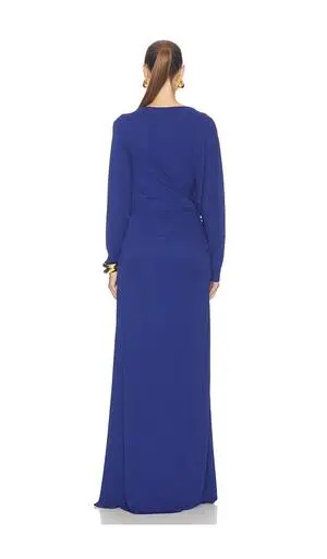 Silvia Tcherassi Laken Dress In Blue