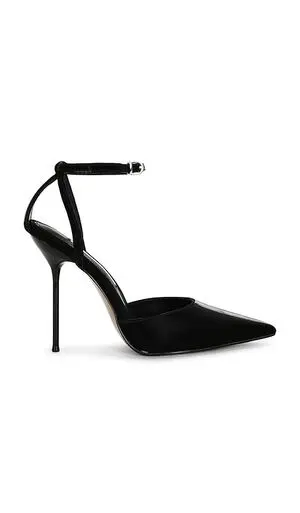 Steve Madden Morrie Pump In Black - Black Techno