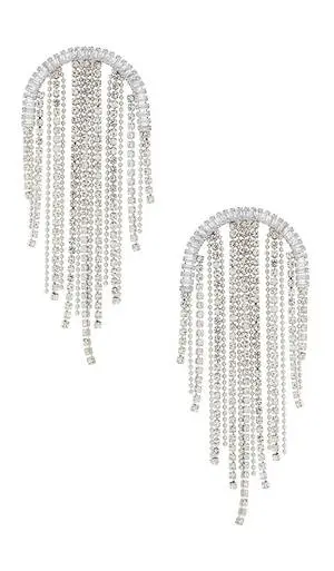 8 Other Reasons Nightfall Statement Earring In Metallic - Silver