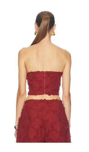 JBQ Elysia Top In Red