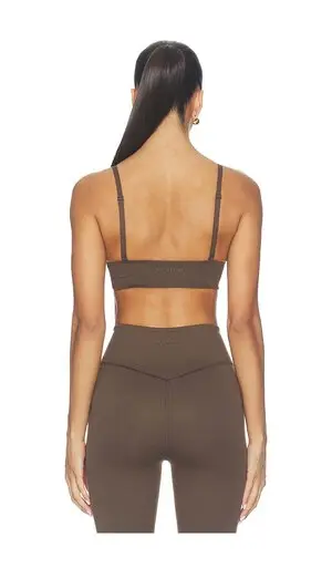 NIKESKIMS Micro Scoop Bra In Brown