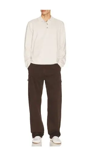 Joe's Jeans Merino Polo Sweater In White