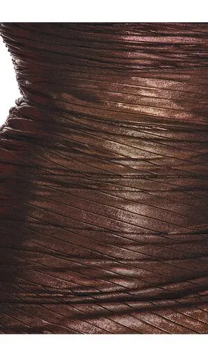 Delfi Riya Dress In Metallic
