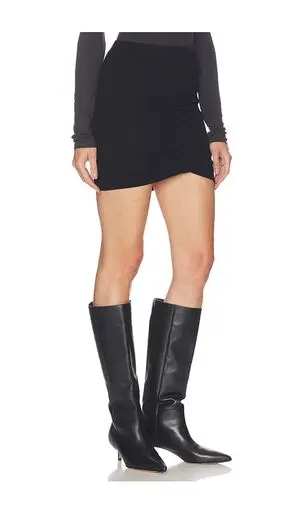 Enza Costa Silk Rib Twist Skirt