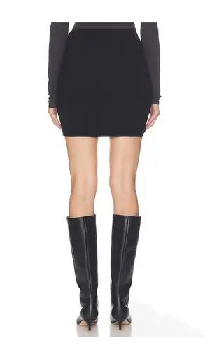 Enza Costa Silk Rib Twist Skirt