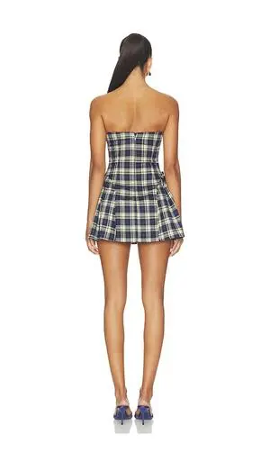 MORE TO COME Kiana Strapless Mini Dress In Multi