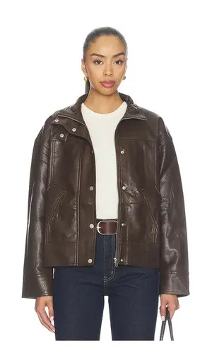 SOVERE / Verin Pu Jacket - Chocolate